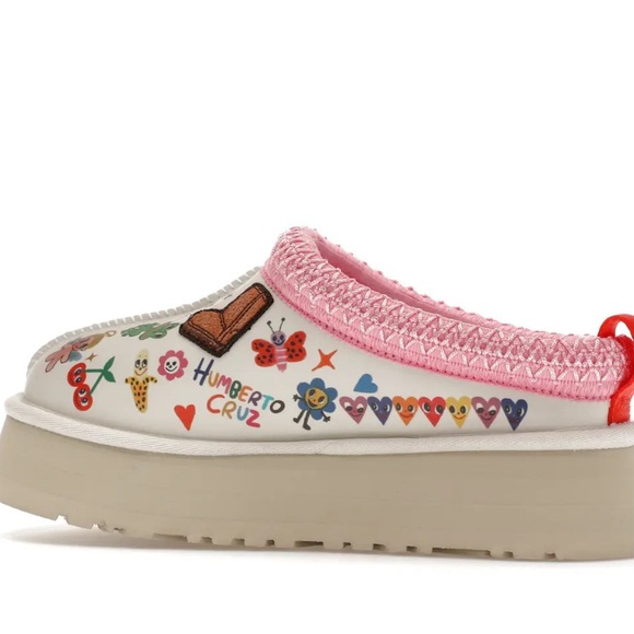 UGG | Shoes | Ugg Pink Tazz Slipper Humberto Cruz Pop Sketch Womens ...